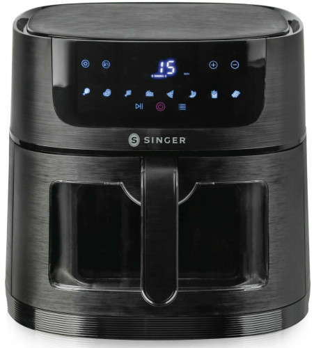 Singer AF-4620 Μαύρη Φριτέζα Αέρος Με Αποσπώμενο Κάδο 8lt